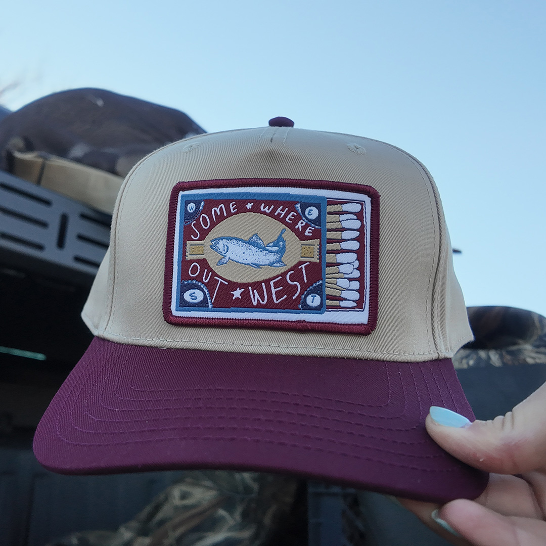 Matchbox Hat – Maroon – Somewhere Out West